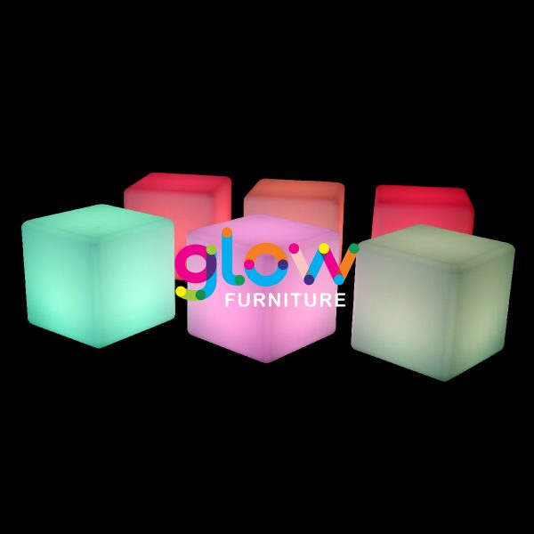 Glow cube hire- Light up ottoman cubes in Sydney & Melbourne