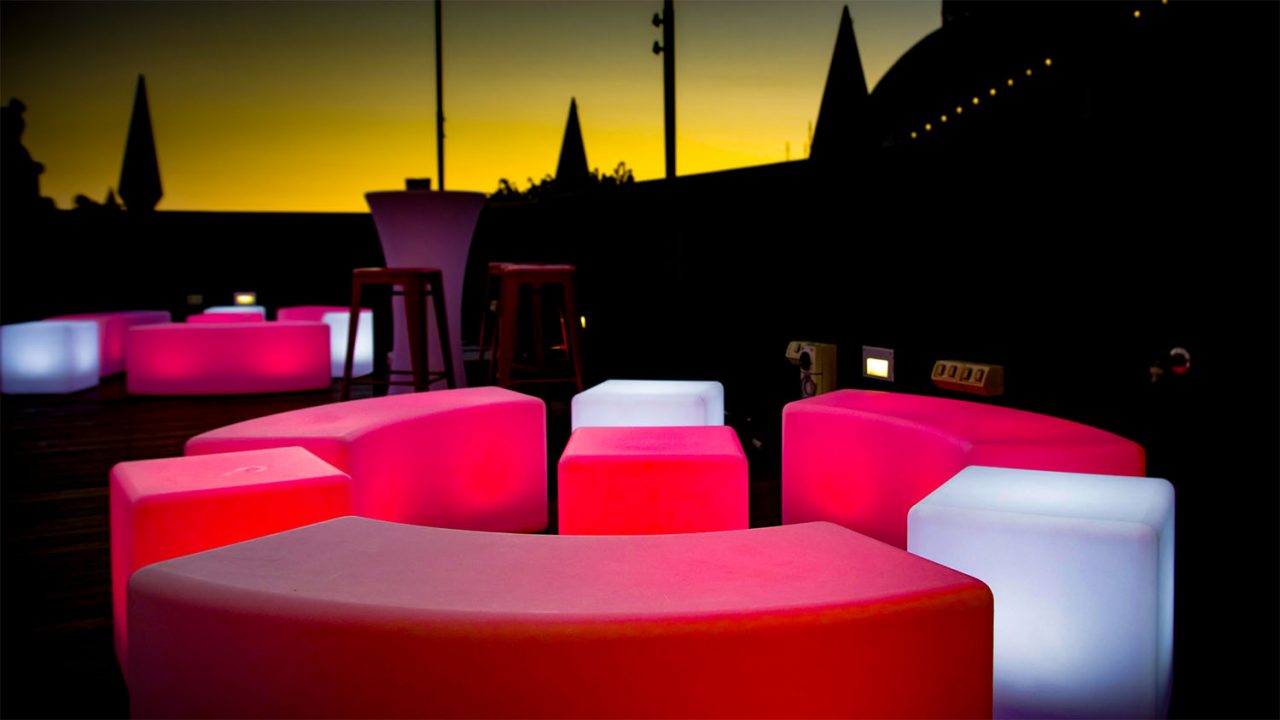 Light Up, Glow Furniture Hire for Parties - Glow Furniture
